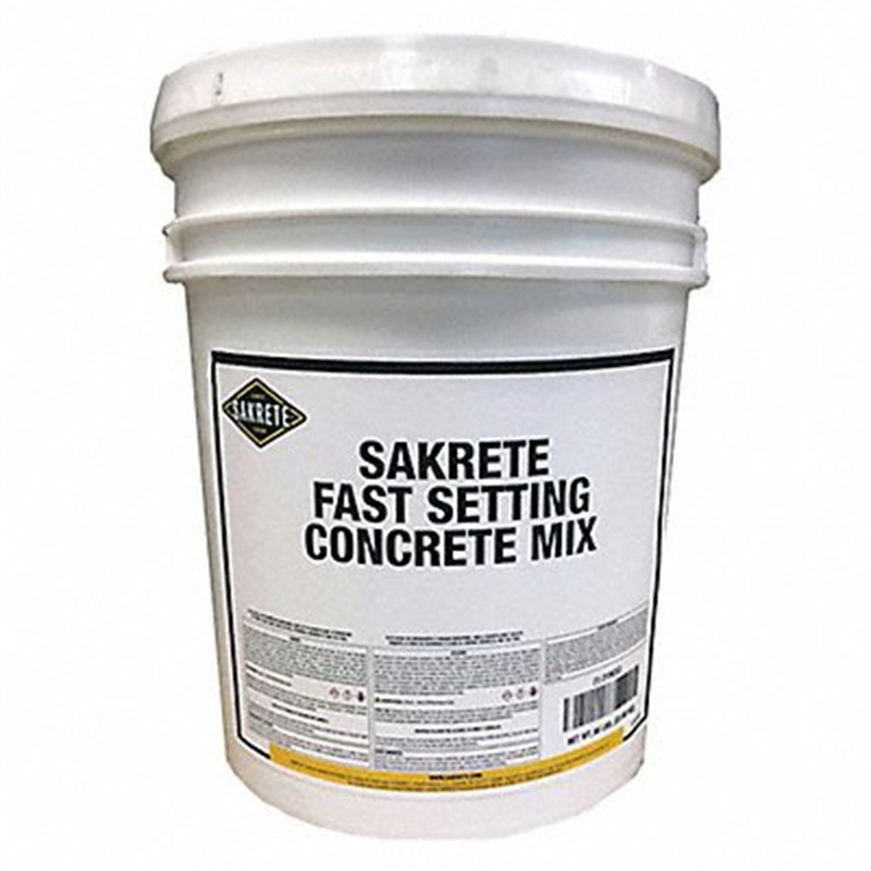 Concrete Mix Pail 50 lb Fast Setting 21HC53