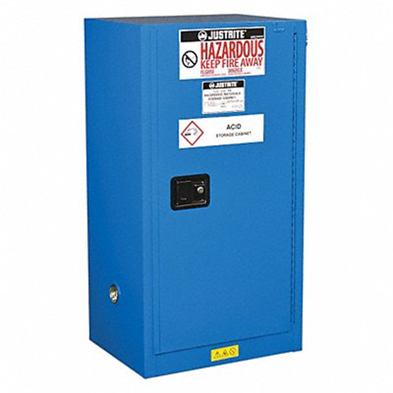 Haz Material Safety Cabinet 1 Shelf Blue 32XT36