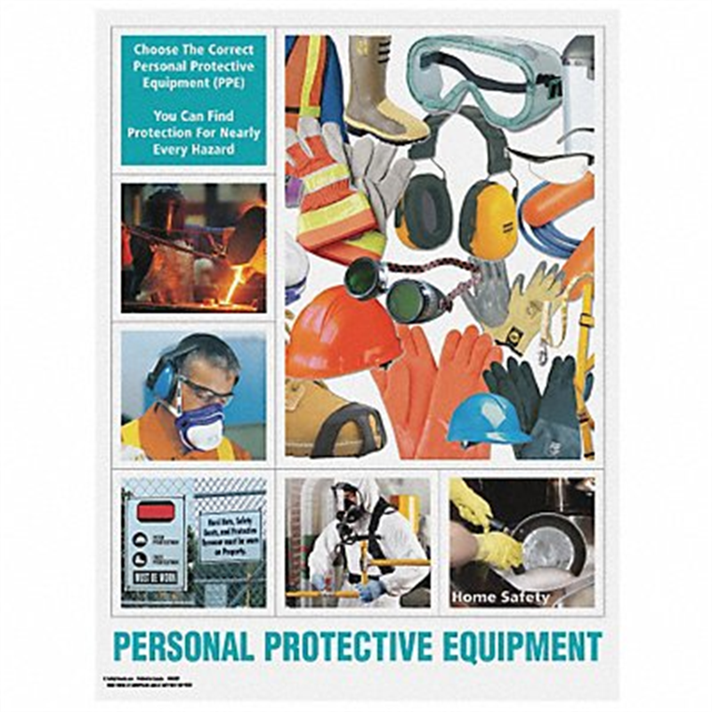 Safety Poster 22 in x 17 in Paper 35LH40