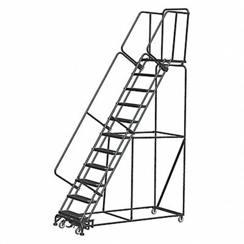 Rolling Ladder Serrated Step Tread Steel 41LG24