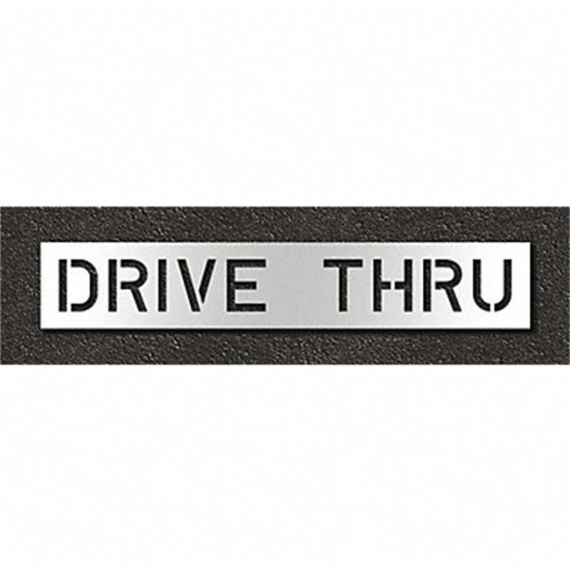 Pavement Stencil Drive Thru 429V36