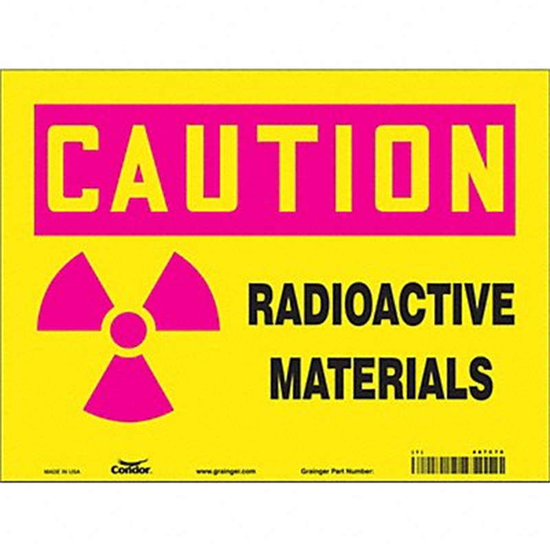 Safety Sign 9 in x 12 in Polyethylene 487C70